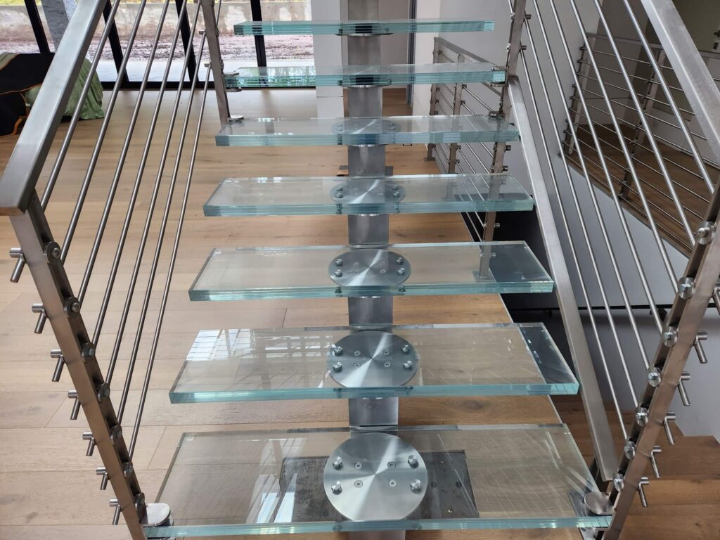 Custom Glass Stairs | Modern Elegance and Durability